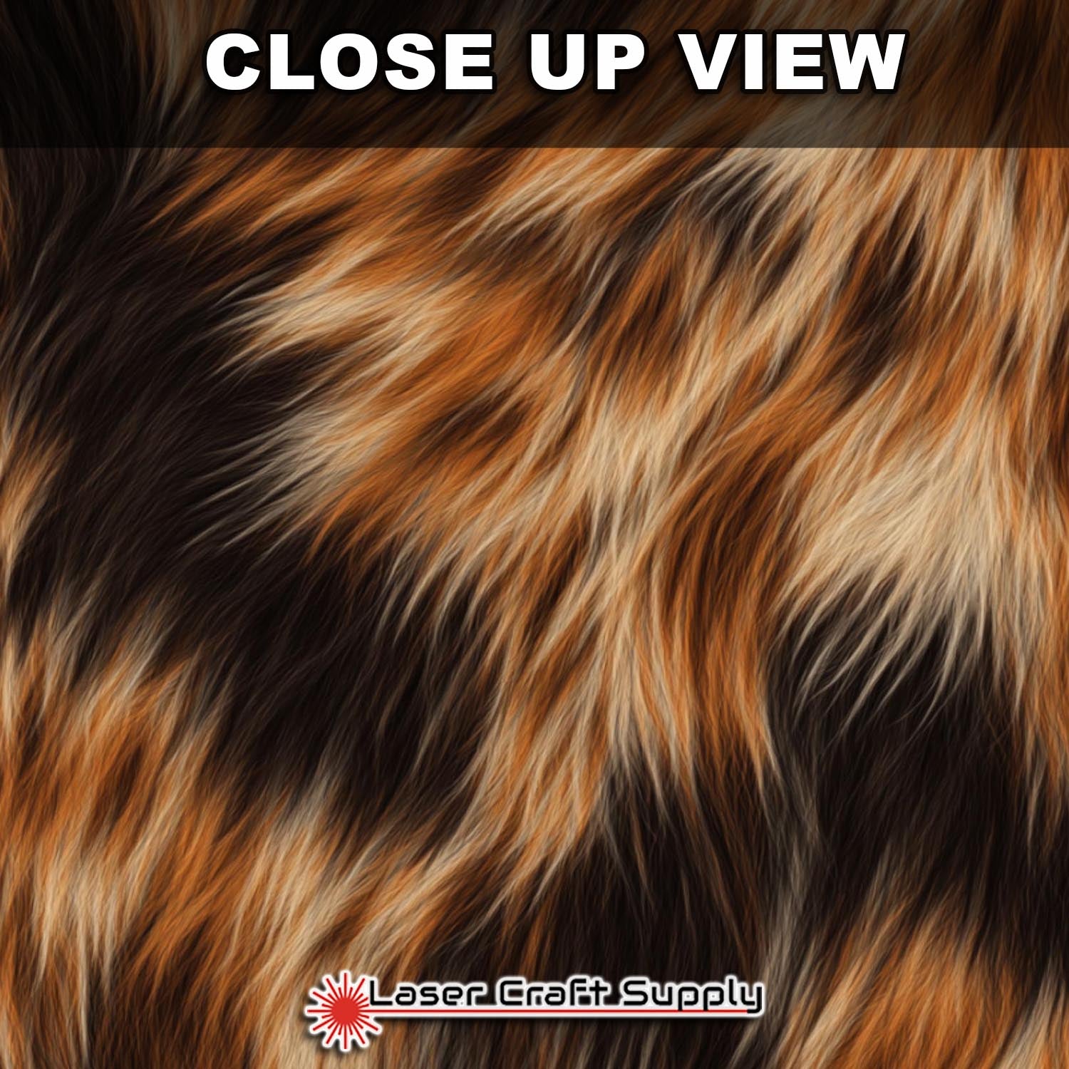 Dark Brindle Fur - FULL SHEET – Laser Craft Supply