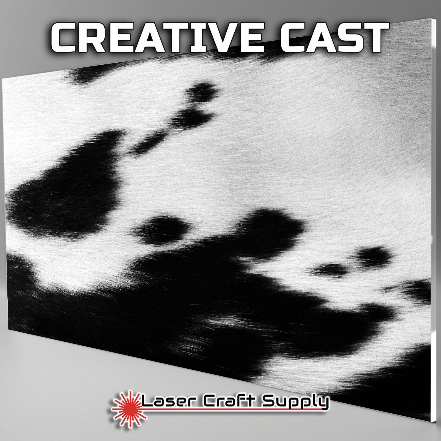 BW Cow Hide - FULL SHEET – Laser Craft Supply