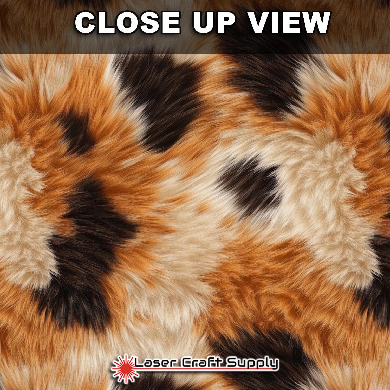 Calico Colored Fur - FULL SHEET – Laser Craft Supply