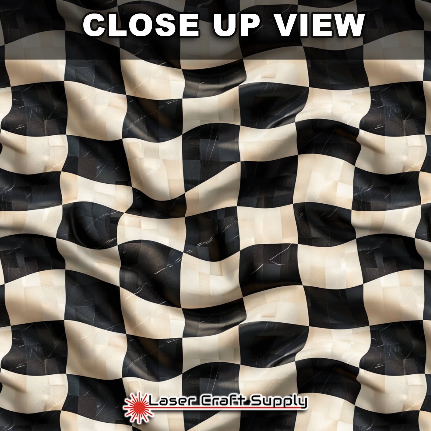 Creative Cast Acrylics - Checkered Flag – Laser Craft Supply