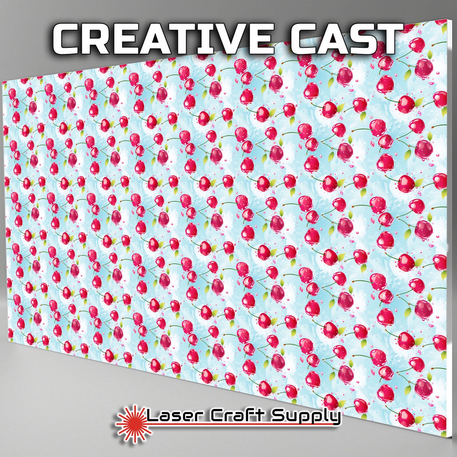 Creative Cast Acrylics - Cherries Cover – Laser Craft Supply
