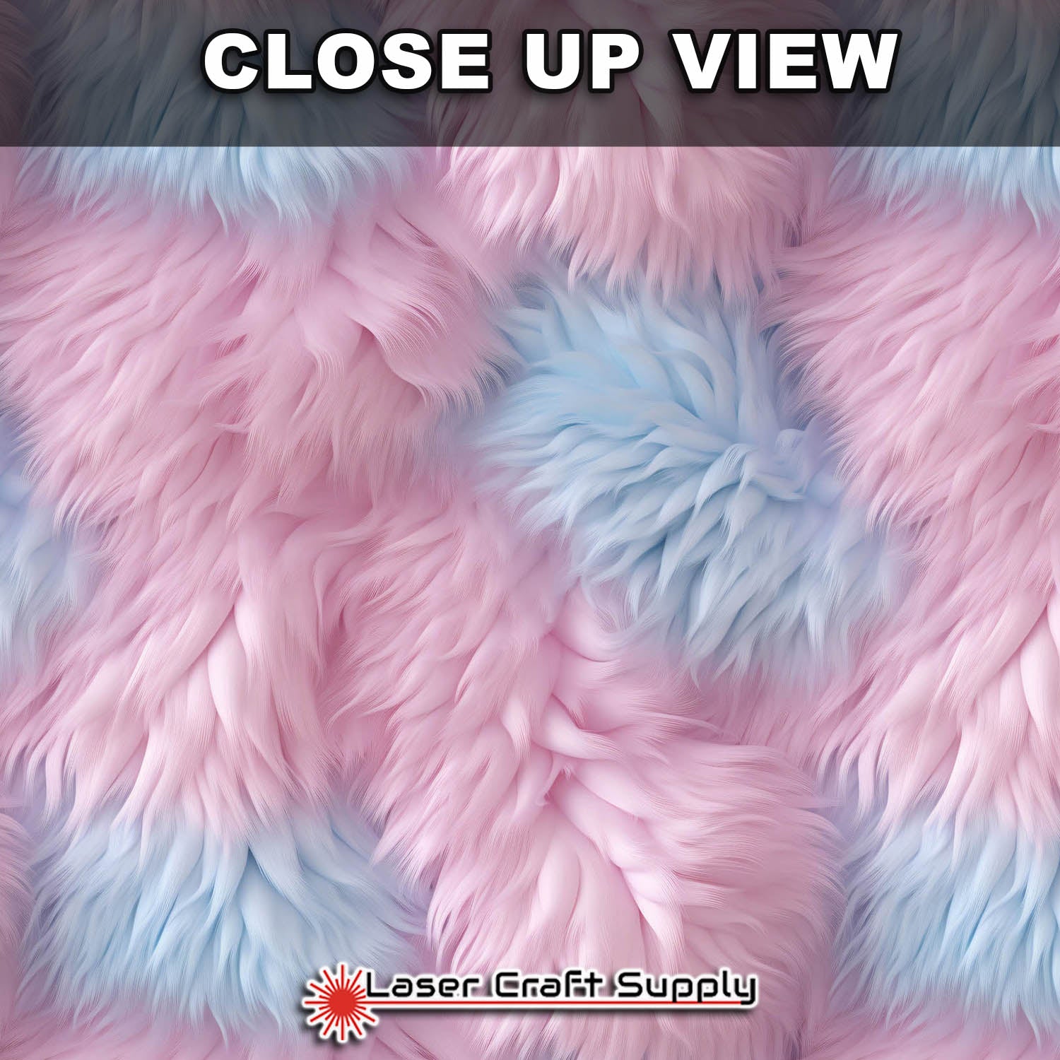 Cotton Candy Puff Fur - FULL SHEET – Laser Craft Supply