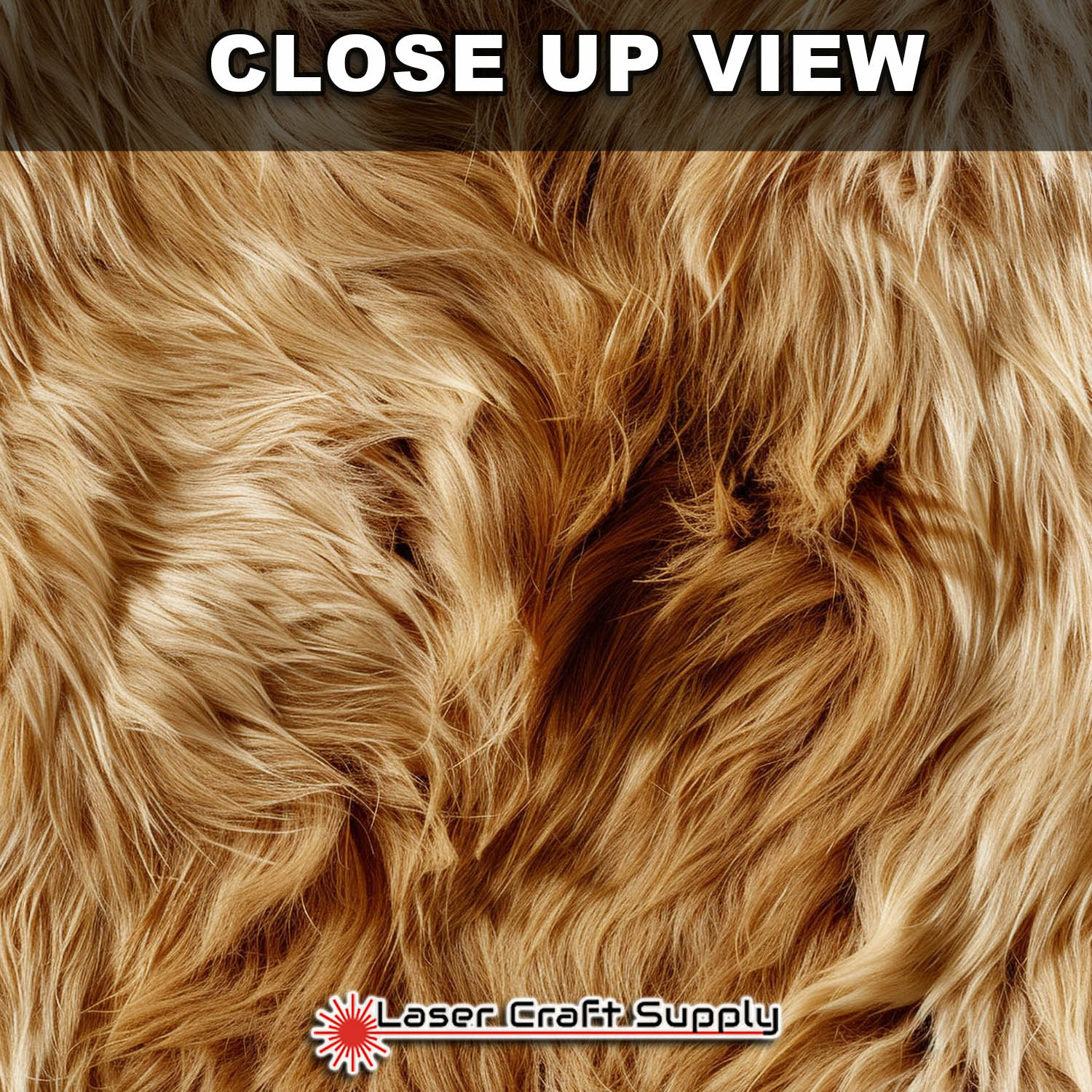 Fluffy Light Brown Fur - FULL SHEET – Laser Craft Supply