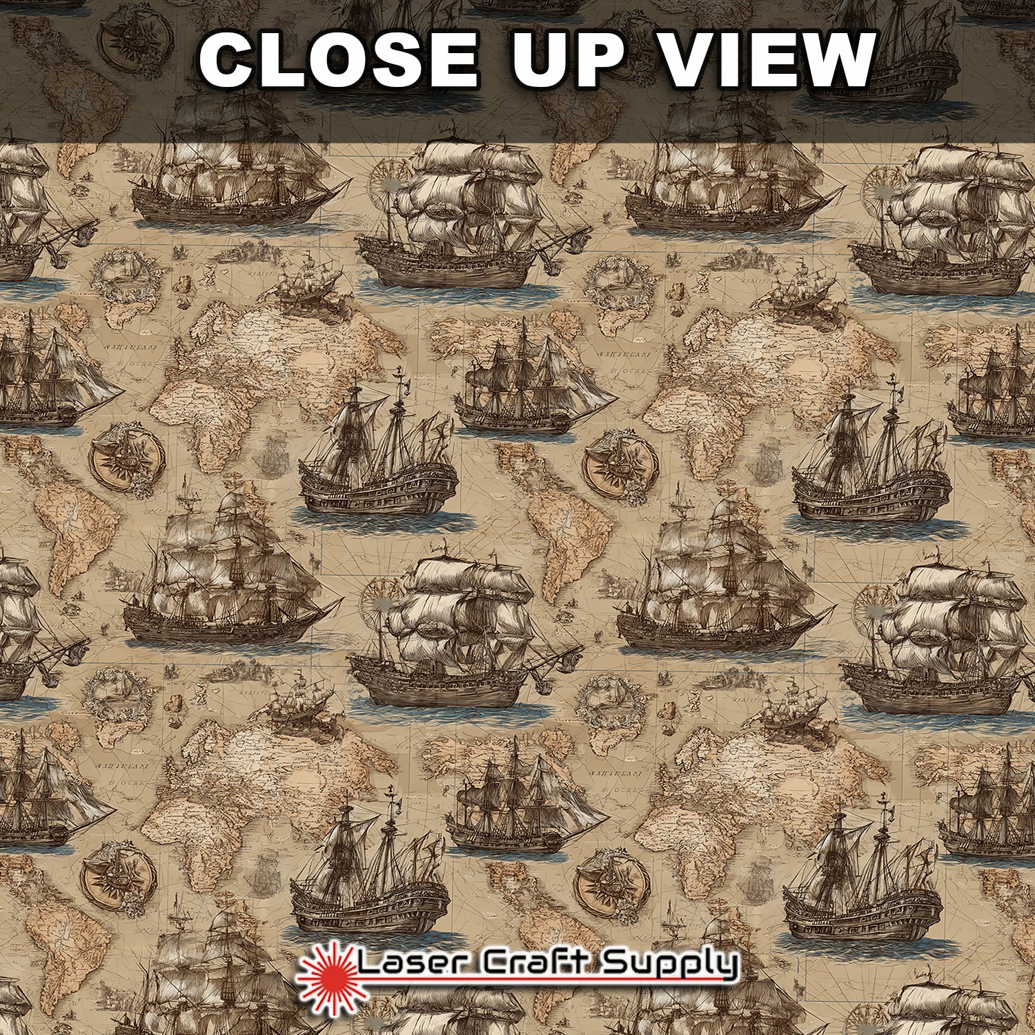 Old World Ships Map – Laser Craft Supply