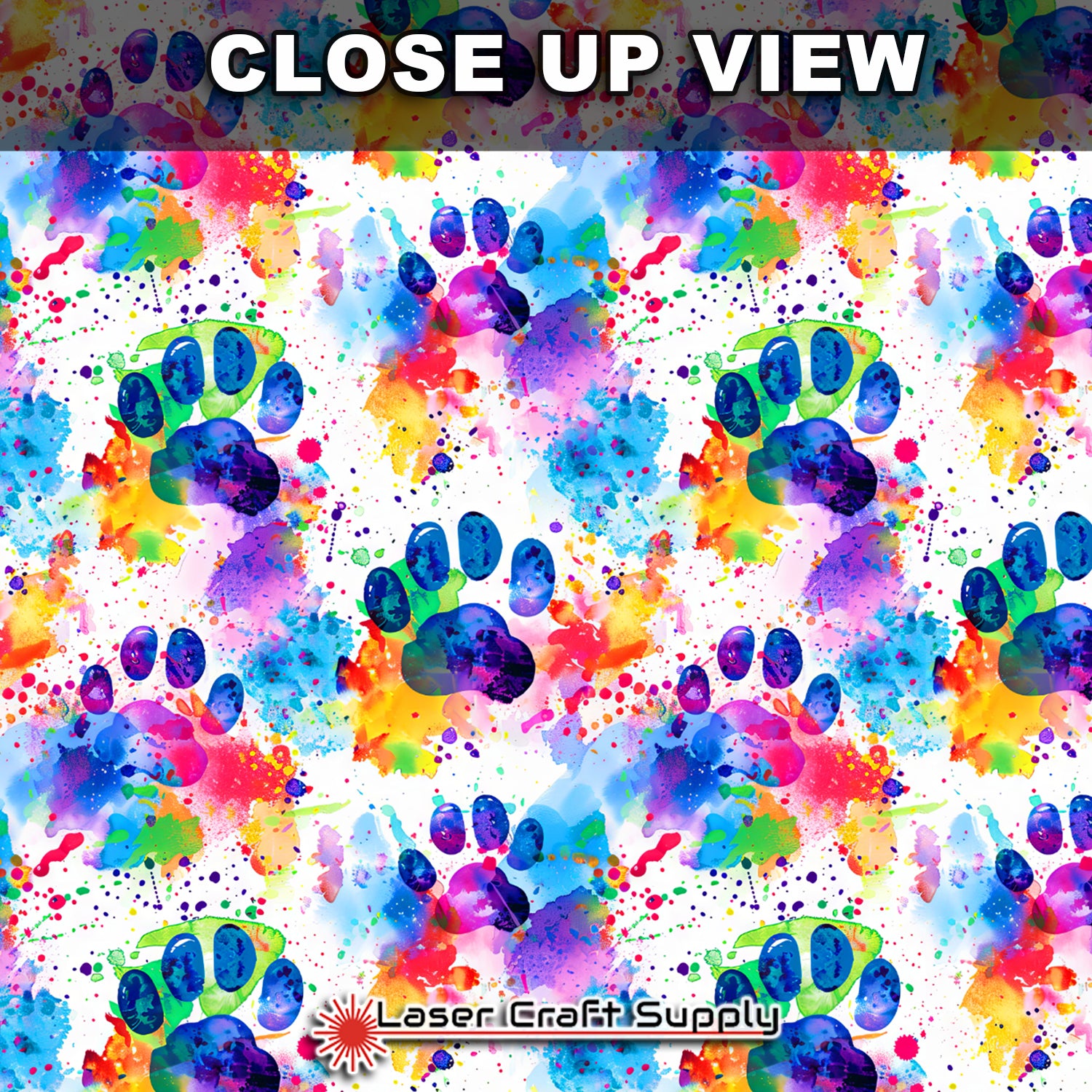 Creative Cast Acrylics - Puppy Paws in Color – Laser Craft Supply