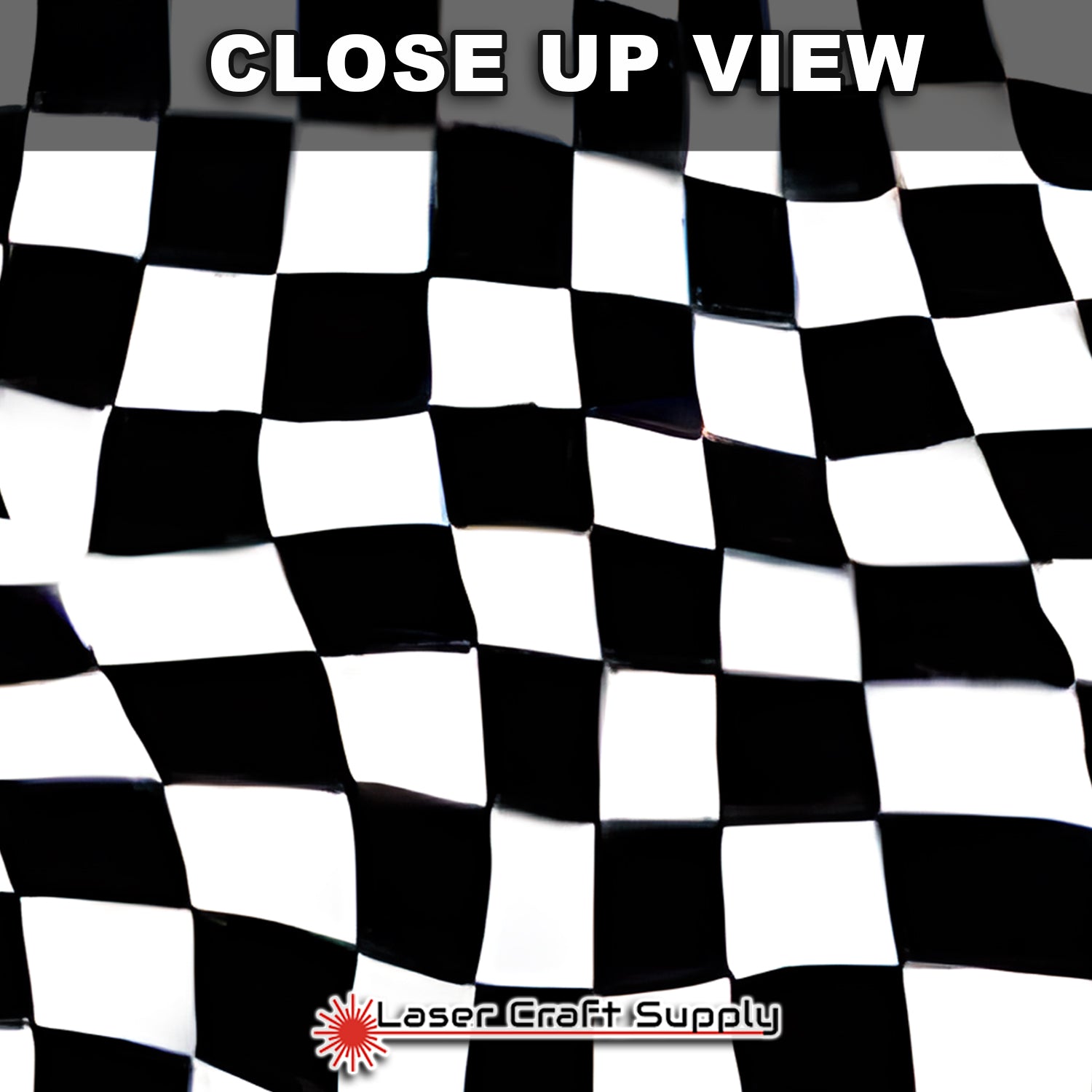 Creative Cast Acrylics - Pure Checkered Flag – Laser Craft Supply