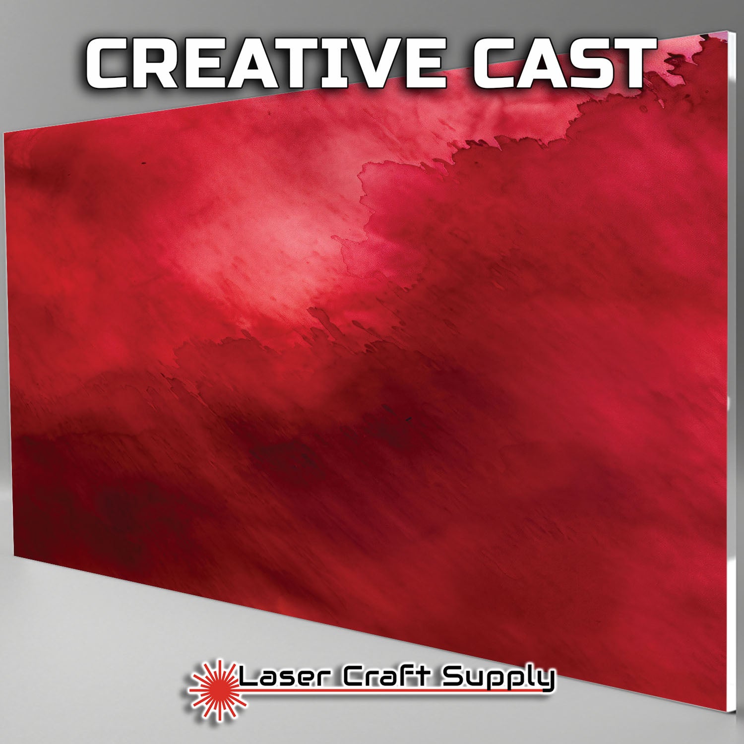 Red Watercolor Wash - FULL SHEET – Laser Craft Supply