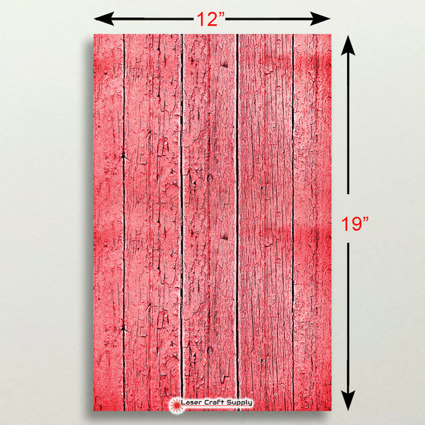 Rustic Red Wood Slats - FULL SHEET – Laser Craft Supply