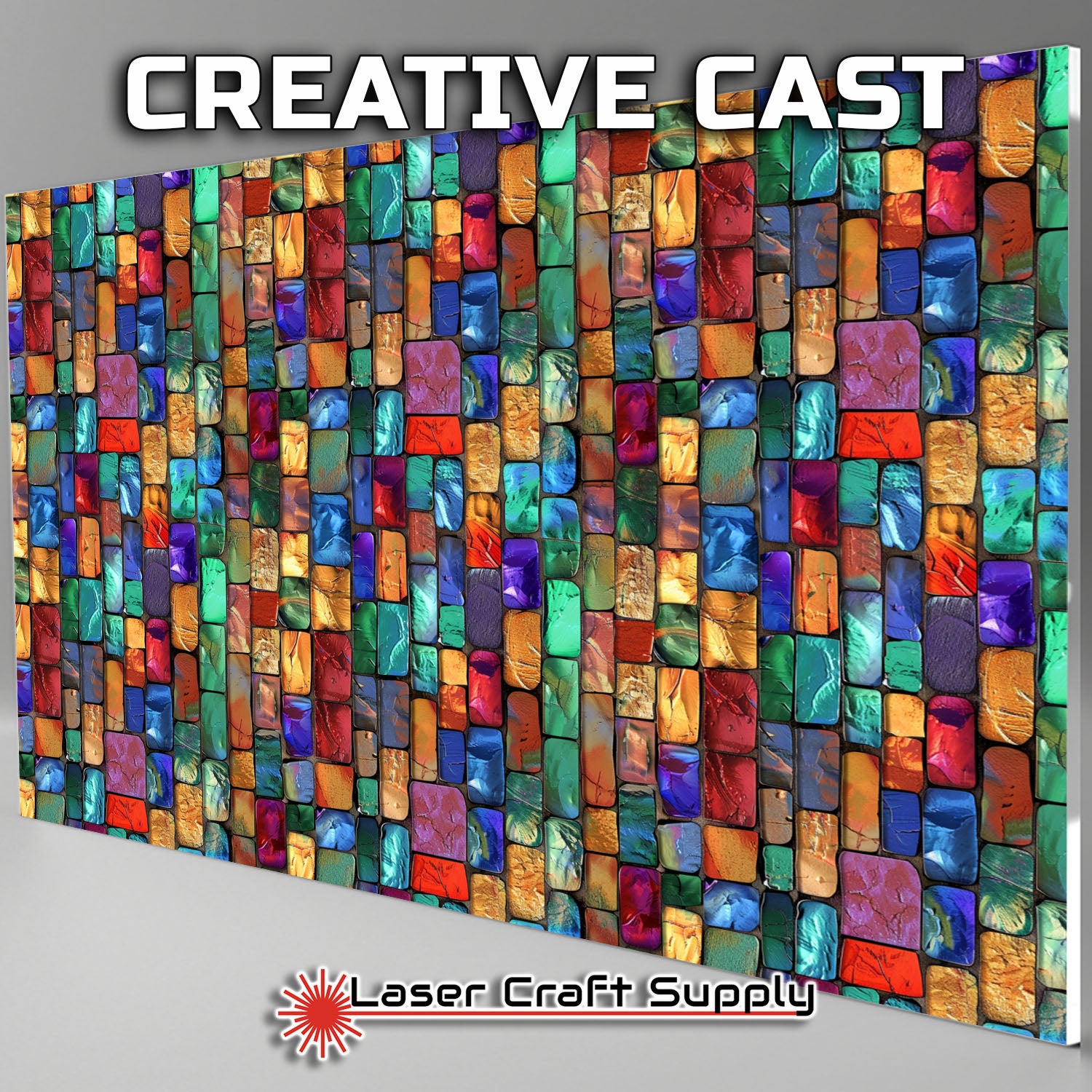 Creative Cast Acrylics - Color Bricks - Stained Glass – Laser Craft Supply