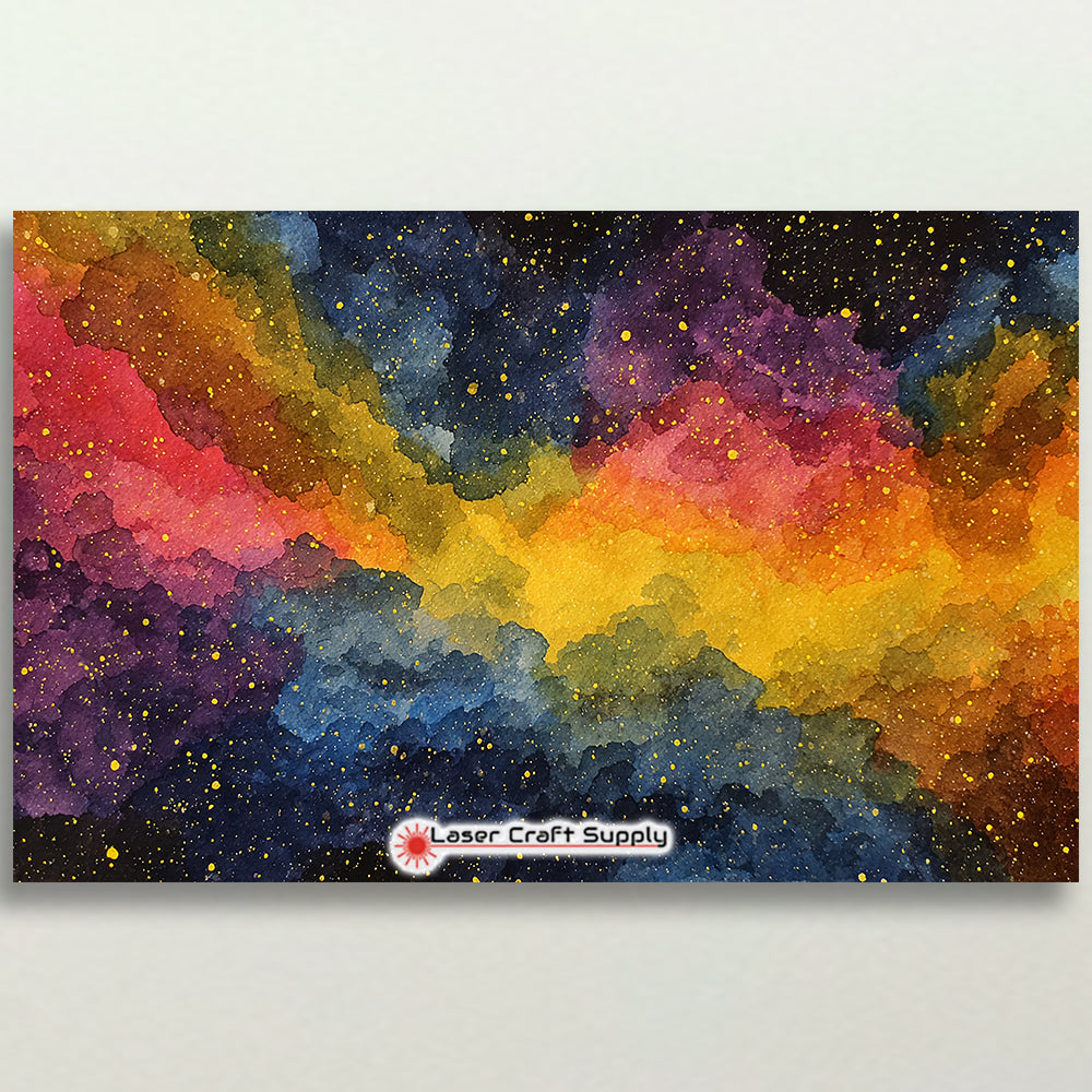 Star Gas Splatter - FULL SHEET – Laser Craft Supply