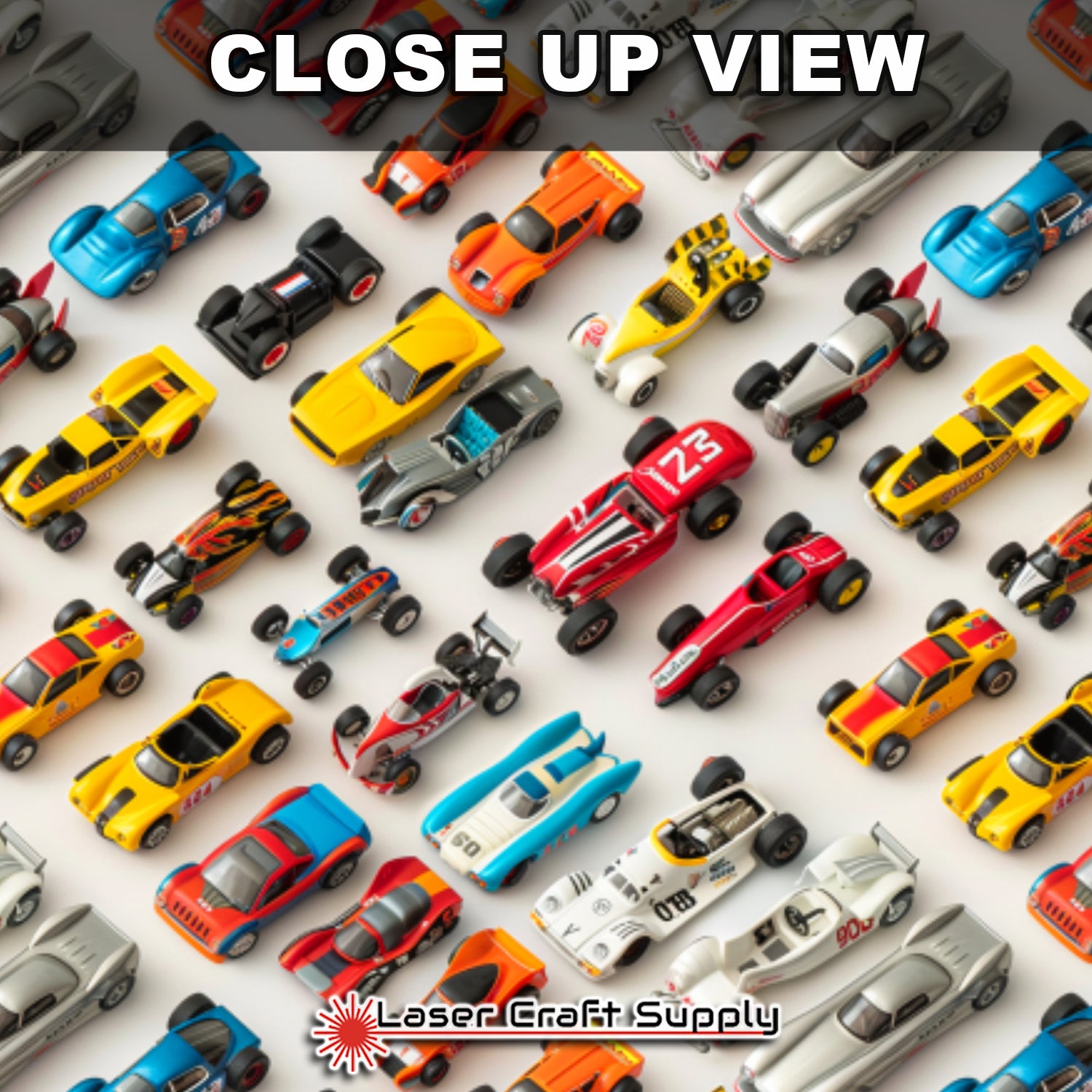 Creative Cast Acrylics - Toy Cars – Laser Craft Supply
