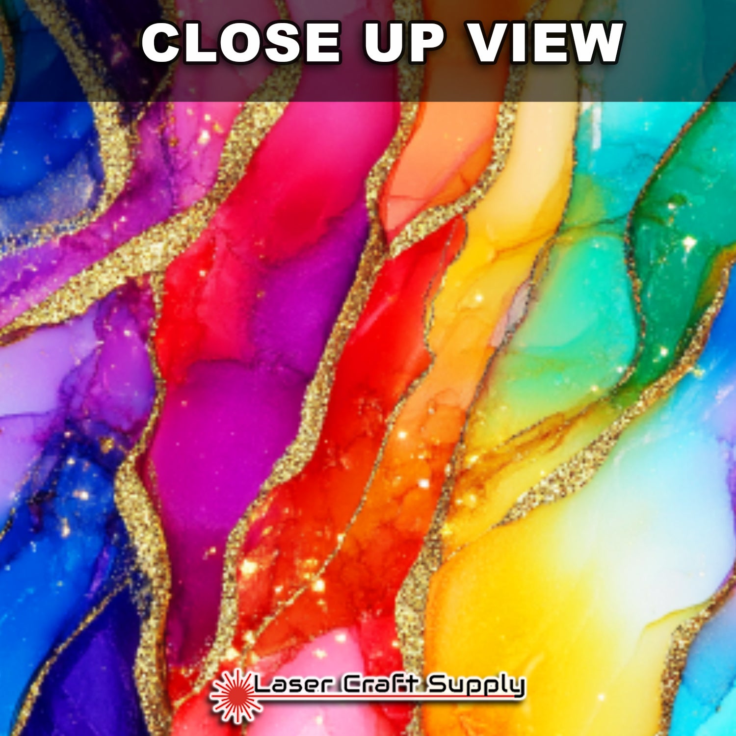 Creative Cast Acrylics - Vein of Colors – Laser Craft Supply