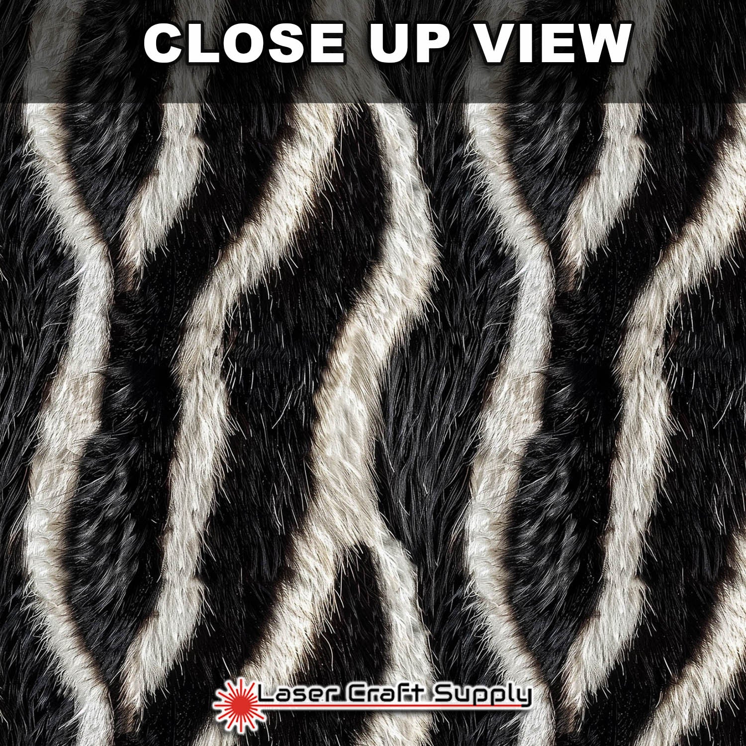 Very Real Zebra Fur - FULL SHEET – Laser Craft Supply
