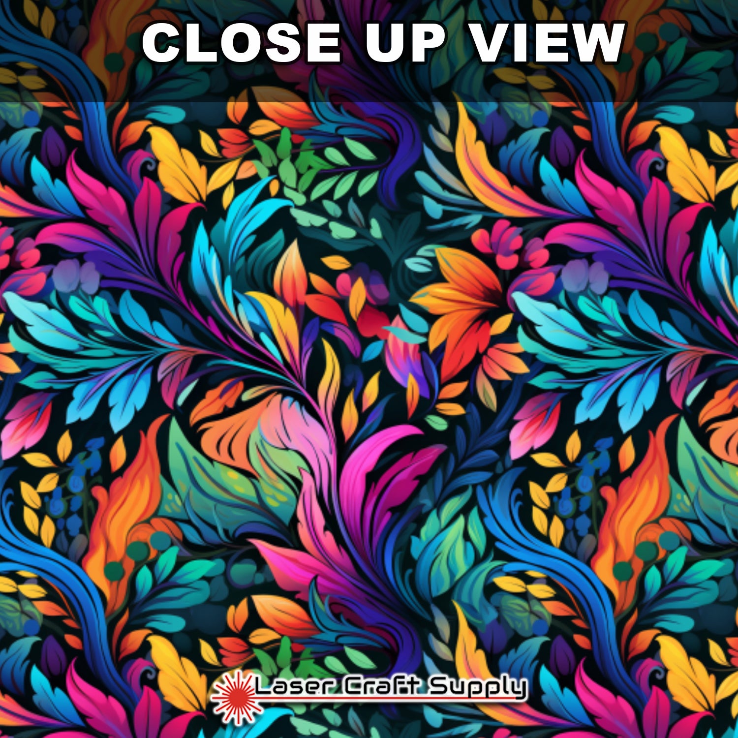 Creative Cast Acrylics - Wild Color Leaves – Laser Craft Supply