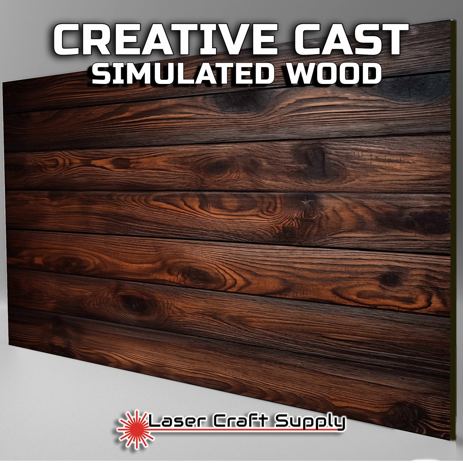 Dark Finish Planks - Wood – Laser Craft Supply