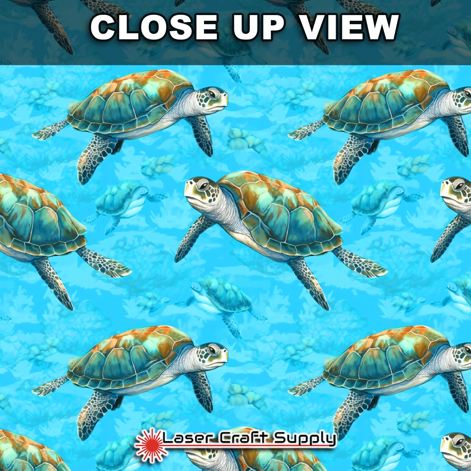 Creative Cast Acrylics - I Sea Turtles – Laser Craft Supply